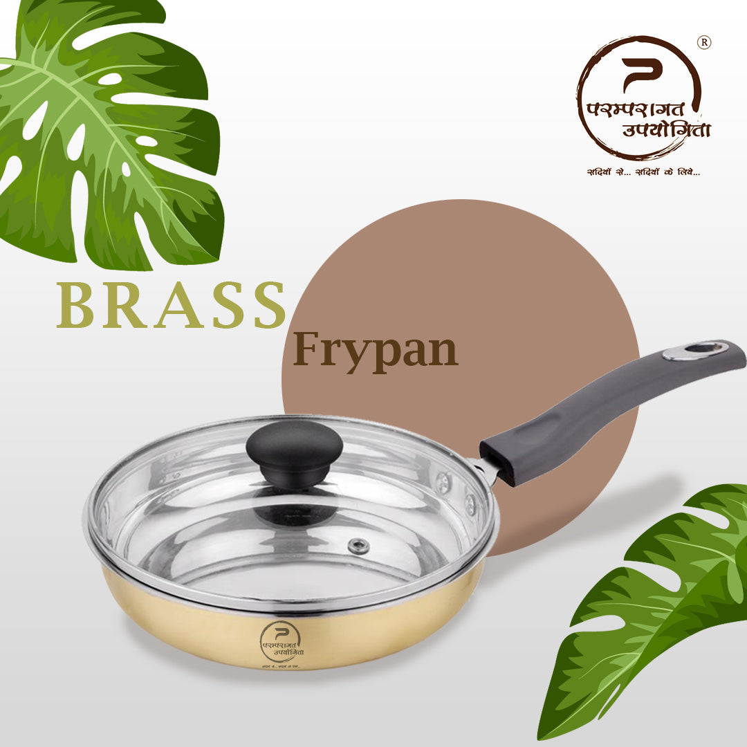 Chaitanya Pital Frying Pan 1 Liters – Param Upyog